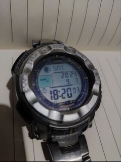 Casio protrek prt 1400 digital sensor watch, Men's Fashion, Watches & Accessories, Watches on ...