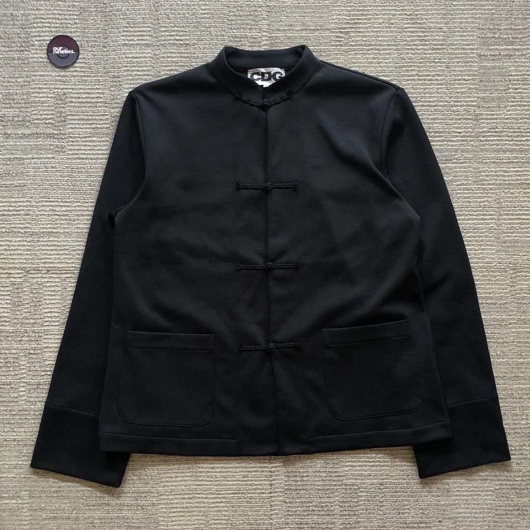 CDG Comme Des Garcons / China Jacket Polyester Jersey, Fesyen Pria ...