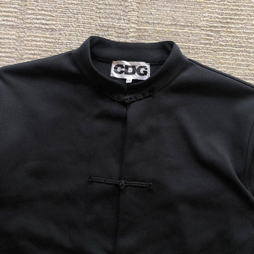 CDG Comme Des Garcons / China Jacket Polyester Jersey, Fesyen Pria ...