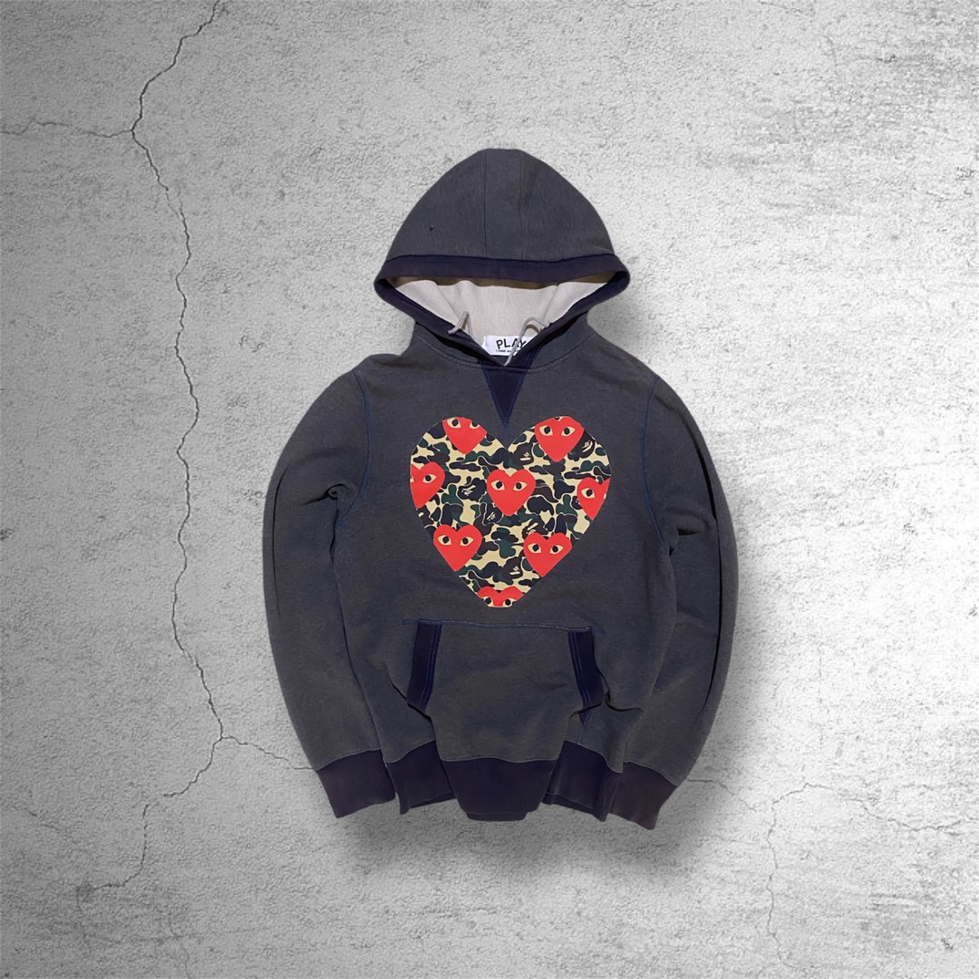CDG Play x Bape, Men's Fashion, Coats, Jackets and Outerwear on Carousell