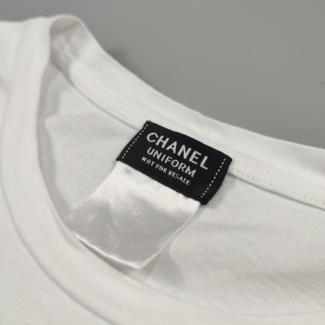 CHANEL CC LOGO UNIFORM, Women's Fashion, Tops, Blouses on Carousell