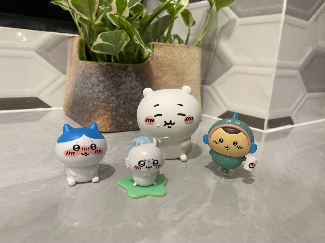 Chiikawa Hard Figures (Set of 4), Hobbies & Toys, Toys & Games on Carousell