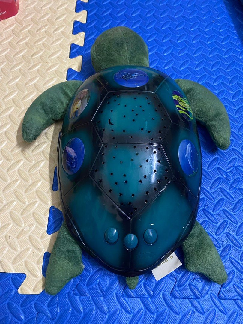 Cloud B Twilight Turtle Night Light Green Blue Amber Nursery Stars and Moon EUC, Hobbies & Toys ...