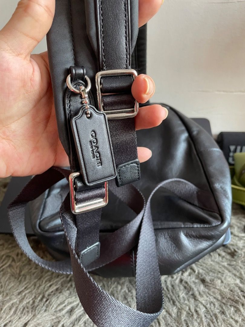 Coach Mini Charlie Backpack In Black Canvas, Luxury, Bags & Wallets on ...