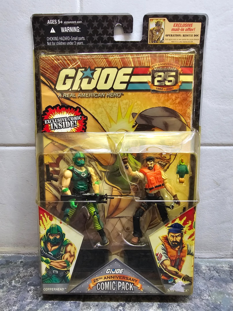 COPPERHEAD & SHIPWRECK - 2007 GI Joe 25th Anniversary Comic Series ...