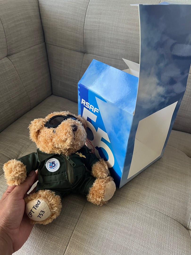 CPT Ted RSAF 55 Bear, Hobbies & Toys, Toys & Games on Carousell