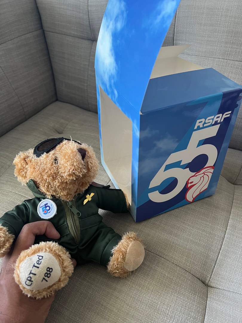CPT Ted RSAF 55 Bear, Hobbies & Toys, Toys & Games on Carousell