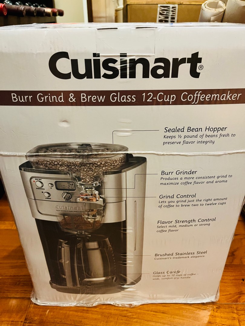 Cuisinart 美膳雅｜全自動專業磨盤式咖啡機 DGB-700BCTW #蛇年行大運, 電視及其他電器 , 廚房用品, 咖啡機及咖啡壺在旋轉拍賣