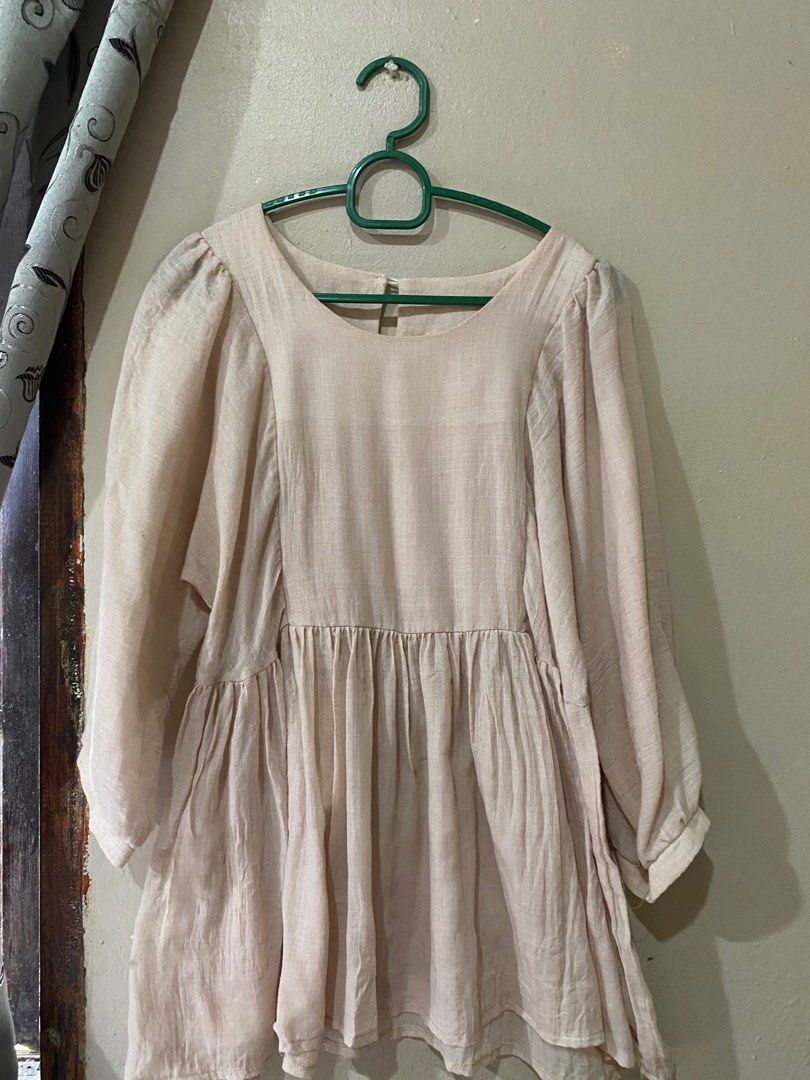 Dolly blouse ( Nude), Women's Fashion, Tops, Blouses on Carousell