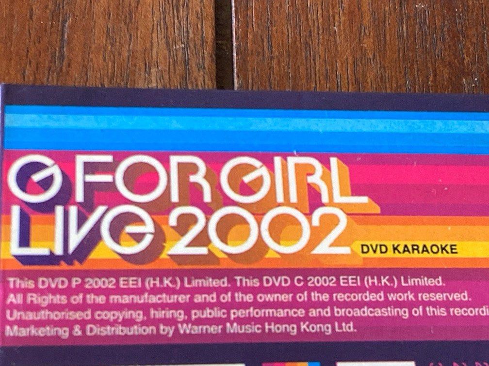 DVD/Karaoke - GiGi G for Girl Live 2002, Hobbies & Toys, Music & Media ...