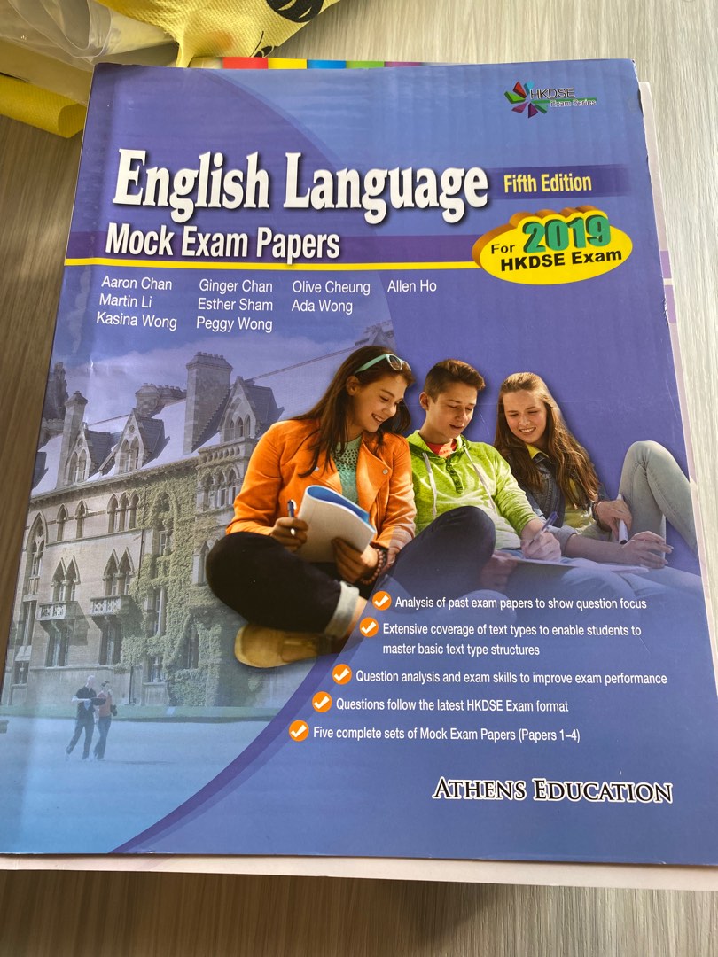 English Language Mock Exam paper, 興趣及遊戲, 書本 & 文具, 書本及雜誌 - 補充練習 - Carousell