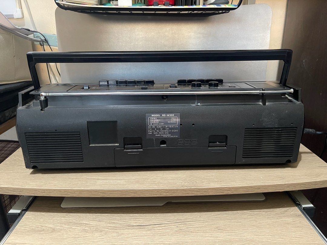 Fairmate Boombox Dual Cassette Radio 220v made in malaysia Complete FM ...