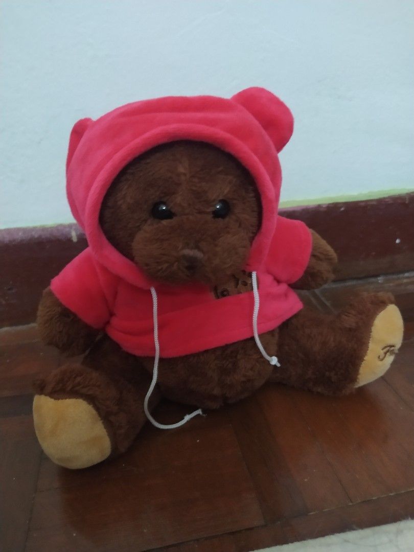 Famous Amos Teddy Bear, Hobbies & Toys, Toys & Games on Carousell