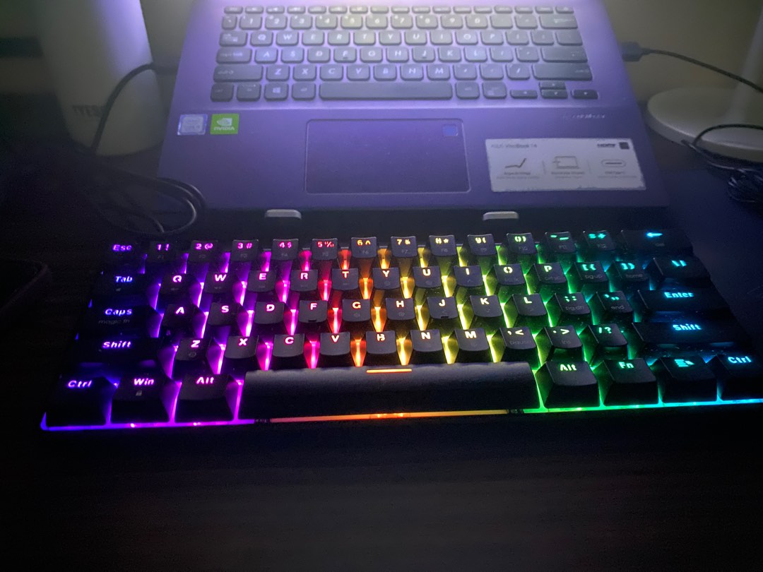 Fantech MAXFIT61 Mechanical RGB Keyboard, Computers & Tech, Parts ...