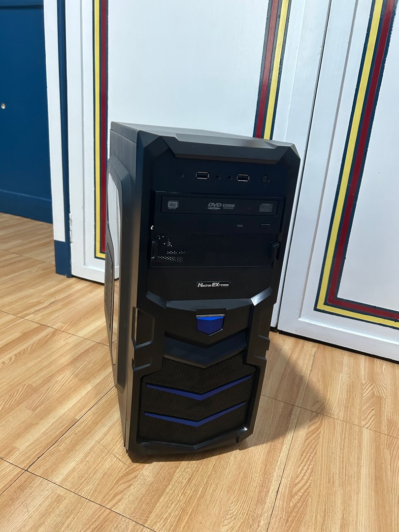 Gaming Cpu Case neutron extreme black mesh gaming case, Computers ...