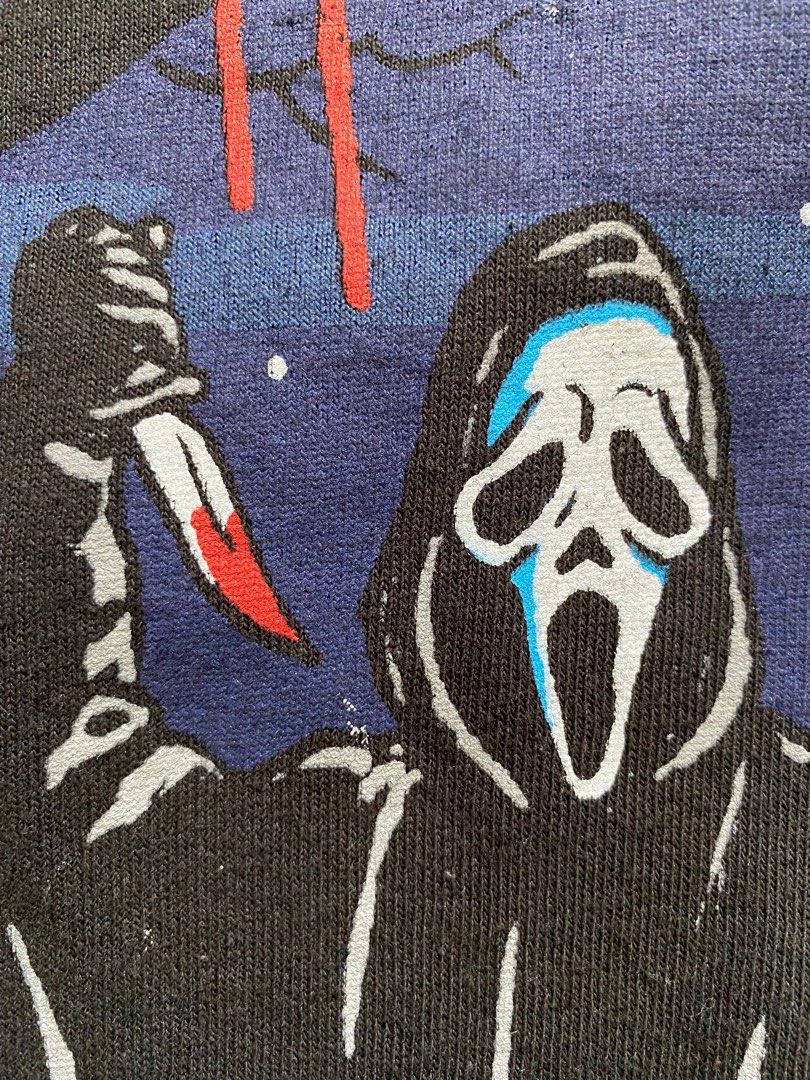 Scream: Ghostface Tarot Card Movie Long Sleeves, Men's Fashion ...