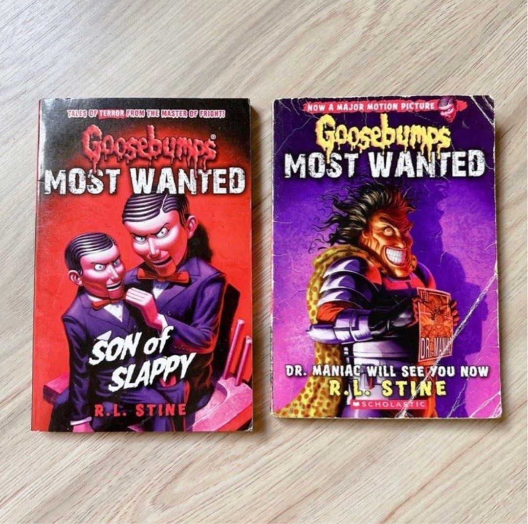 Goosebumps Most Wanted R.L. Stine Children Book Scary, Hobbies & Toys ...