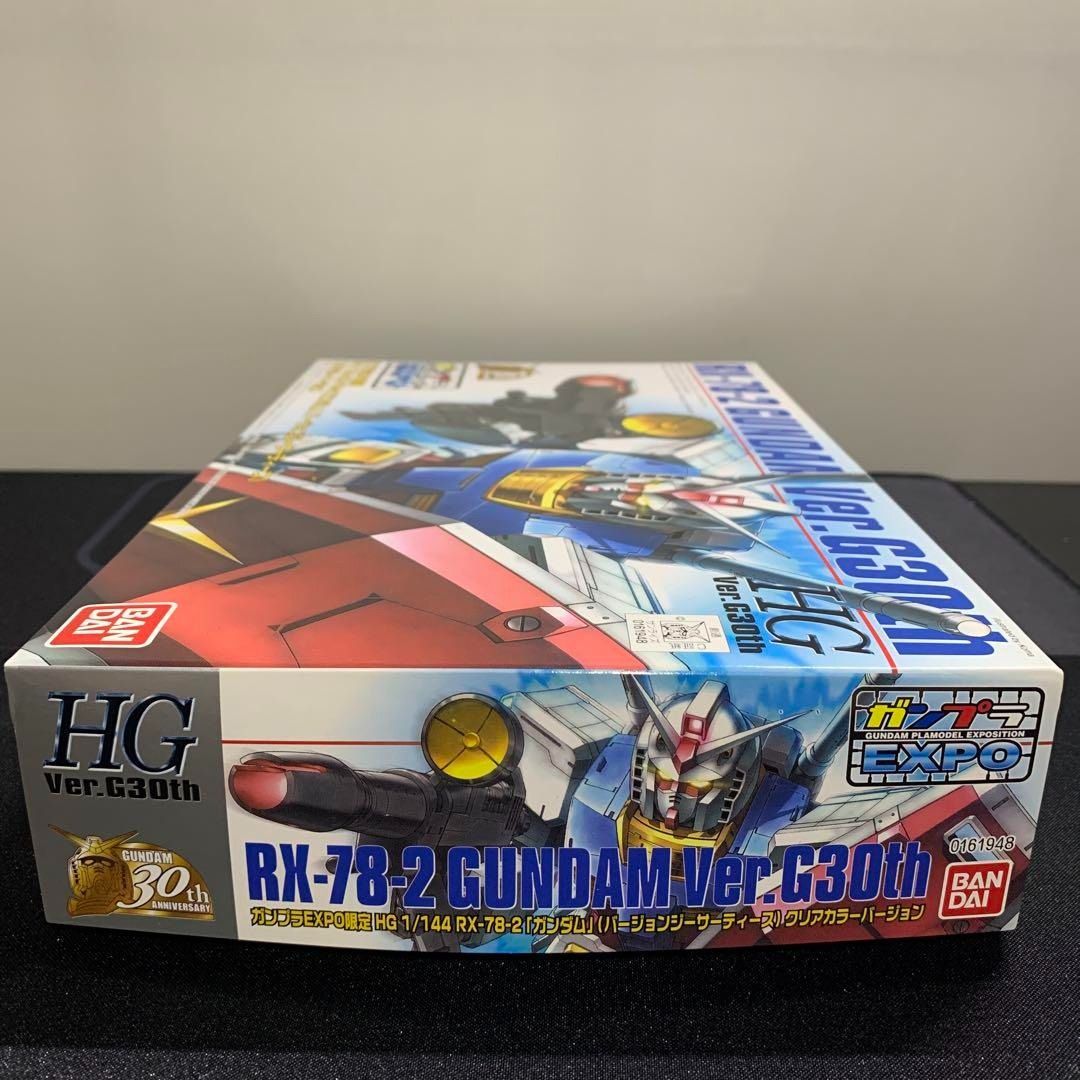 HG 1/144 RX-78-2 Gundam Ver.G30th EXPO LIMITED Clear Color Version, Hobbies & Toys, Toys & Games ...