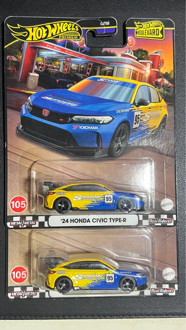 Hot Wheels Premium Honda Civic Type-R FL5, Hobbies & Toys, Toys & Games ...