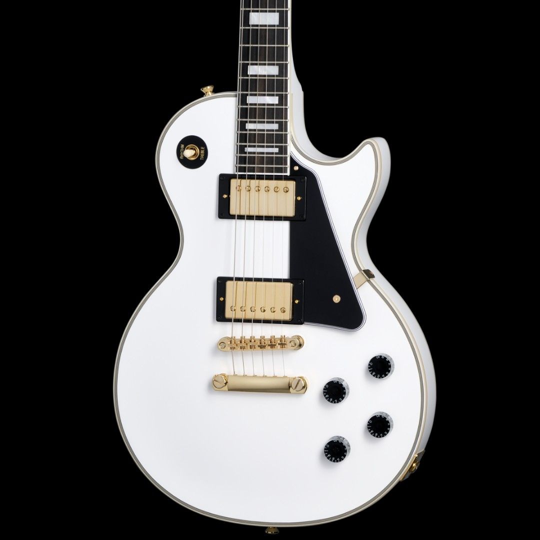 IGC Gibson X Epiphone Inspired by Gibson Les Paul Custom Alpine White ...