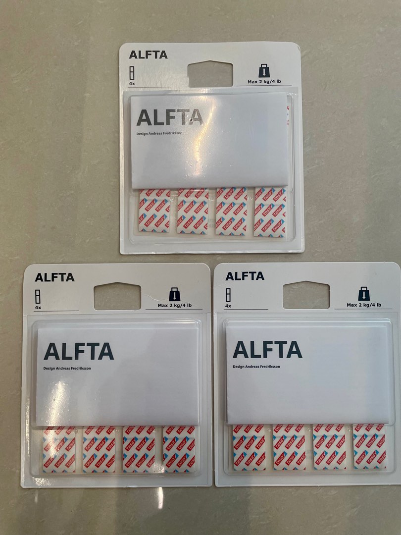 Ikea ALFTA Double-sided tape, Furniture & Home Living, Home Improvement ...