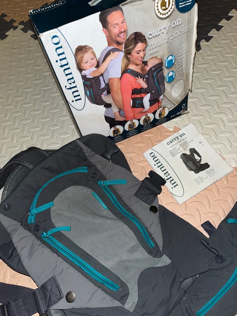 Infantino carry on multi-pocket carrier, Babies & Kids, Going Out ...