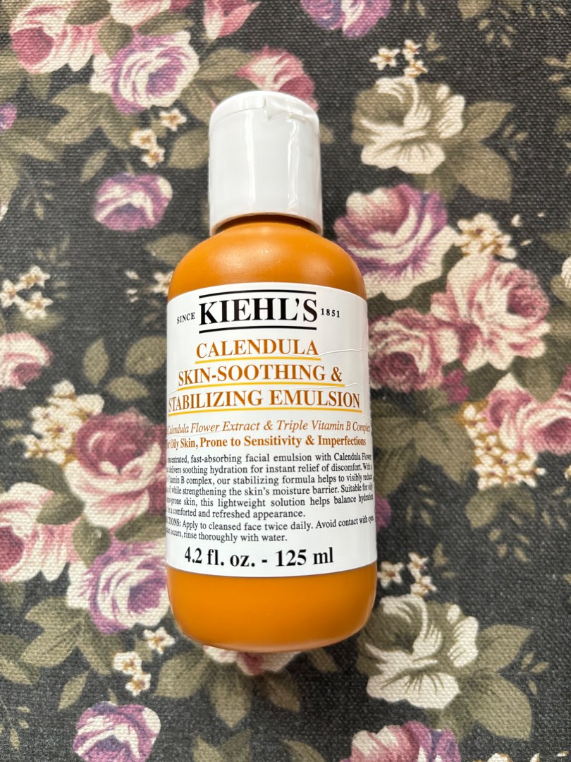 Kiehl's Calendula Skin-Soothing & Stabilizing Emulsion, Beauty ...