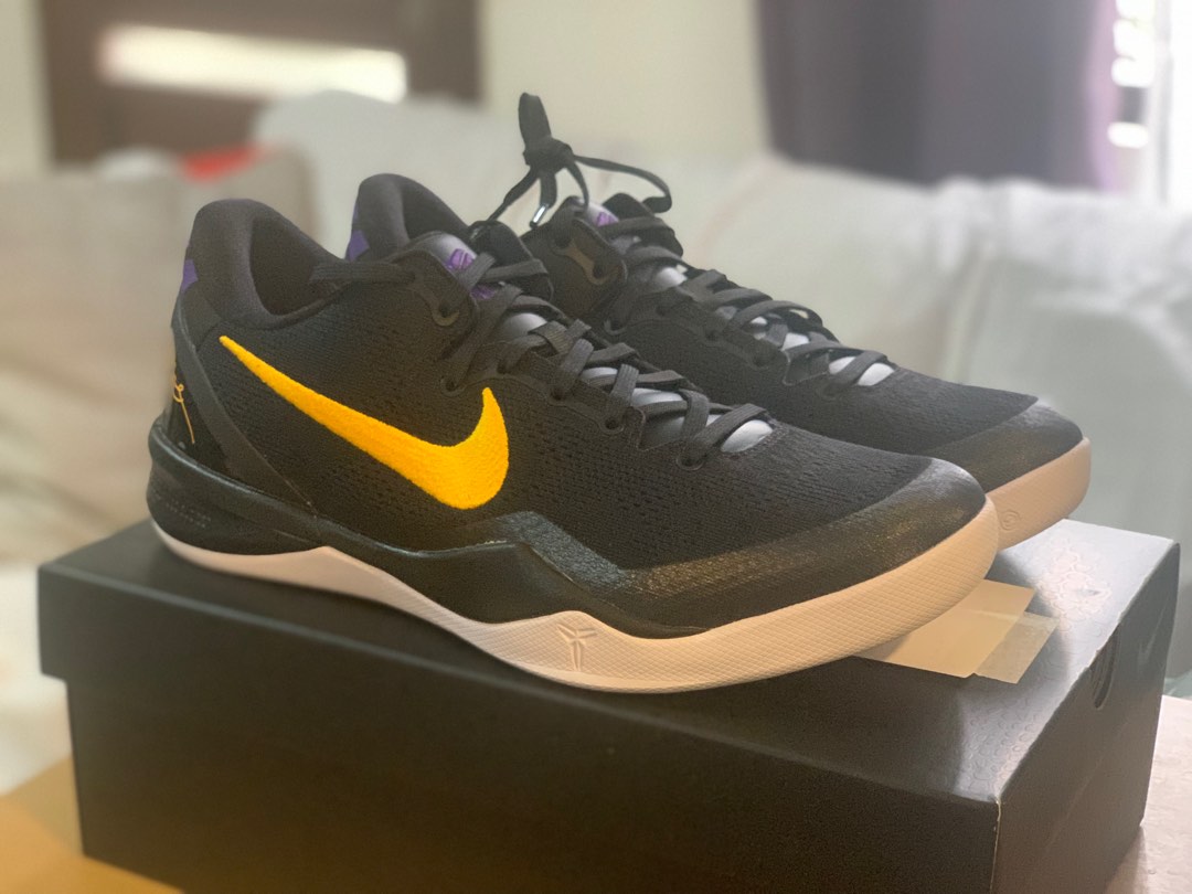 Kobe 8 Protro 'Lakers Away', Men's Fashion, Footwear, Sneakers on Carousell