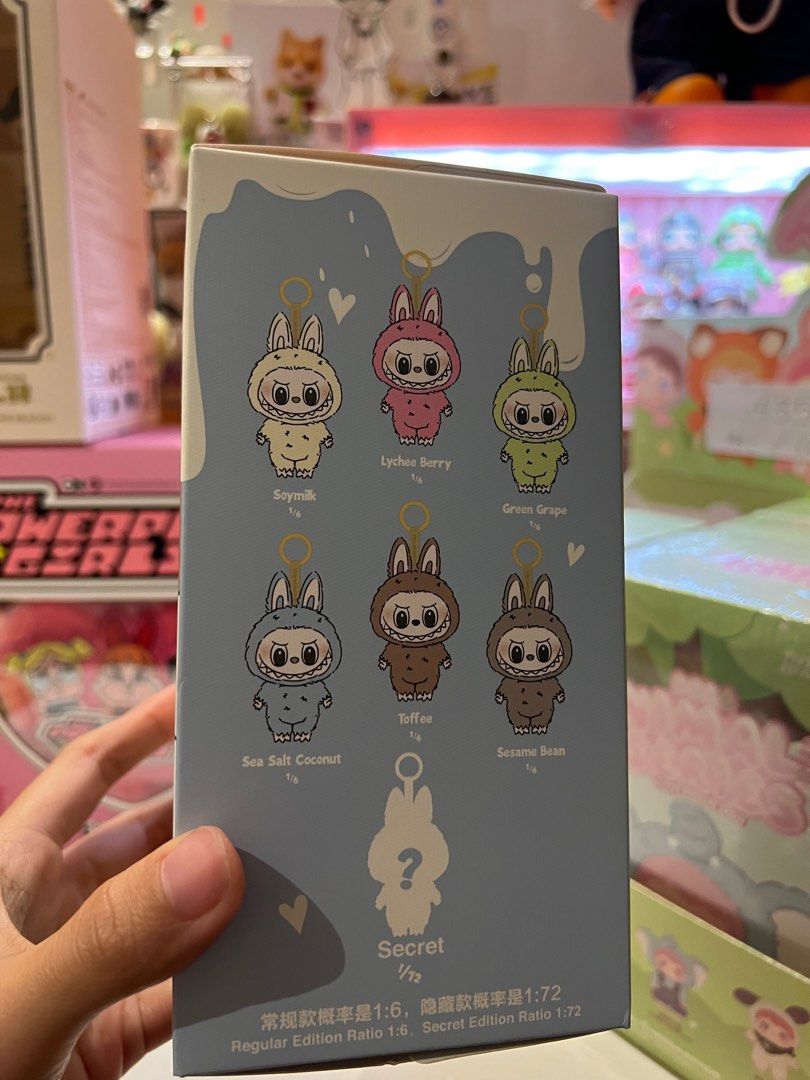 Labubu macaron v1 toffee popmart, Toys & Collectibles, Permainan Papan ...