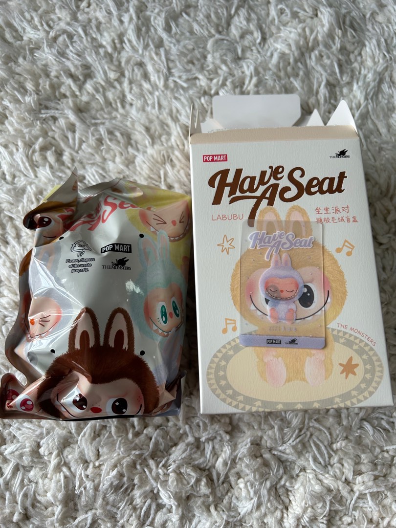 Labubu zizi Have a Seat v2 Popmart, Hobbies & Toys, Toys & Games on ...