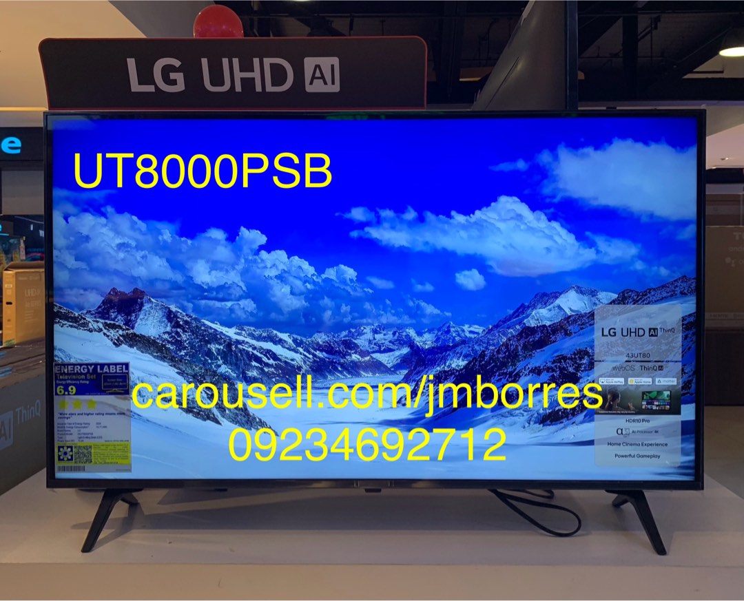 lg uhd 4k smart tv 43” 50” 55” 65” 43ut8000psb 50ut8000psb 55ut8000psb ...