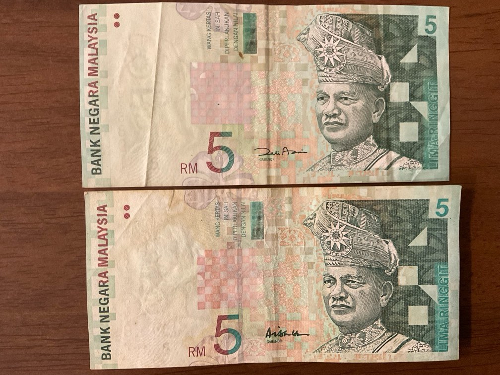 Lima Ringgit notes, Hobbies & Toys, Collectibles & Memorabilia ...