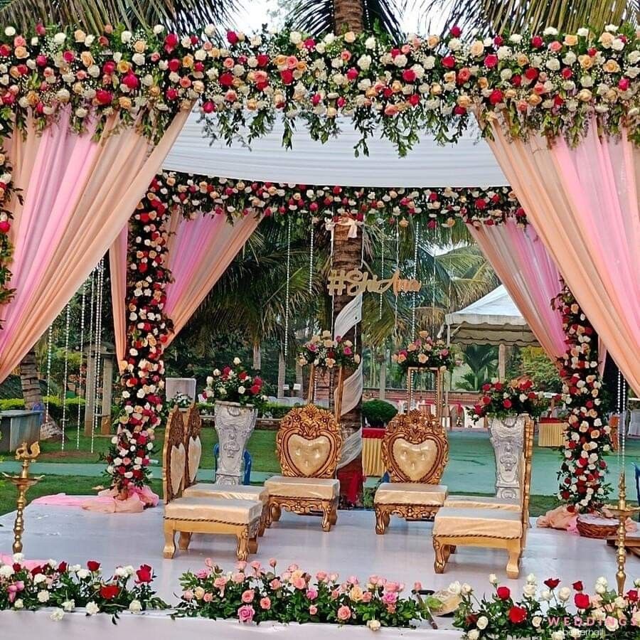 Mandap wedding ceremony setup, Furniture & Home Living, Outdoor ...