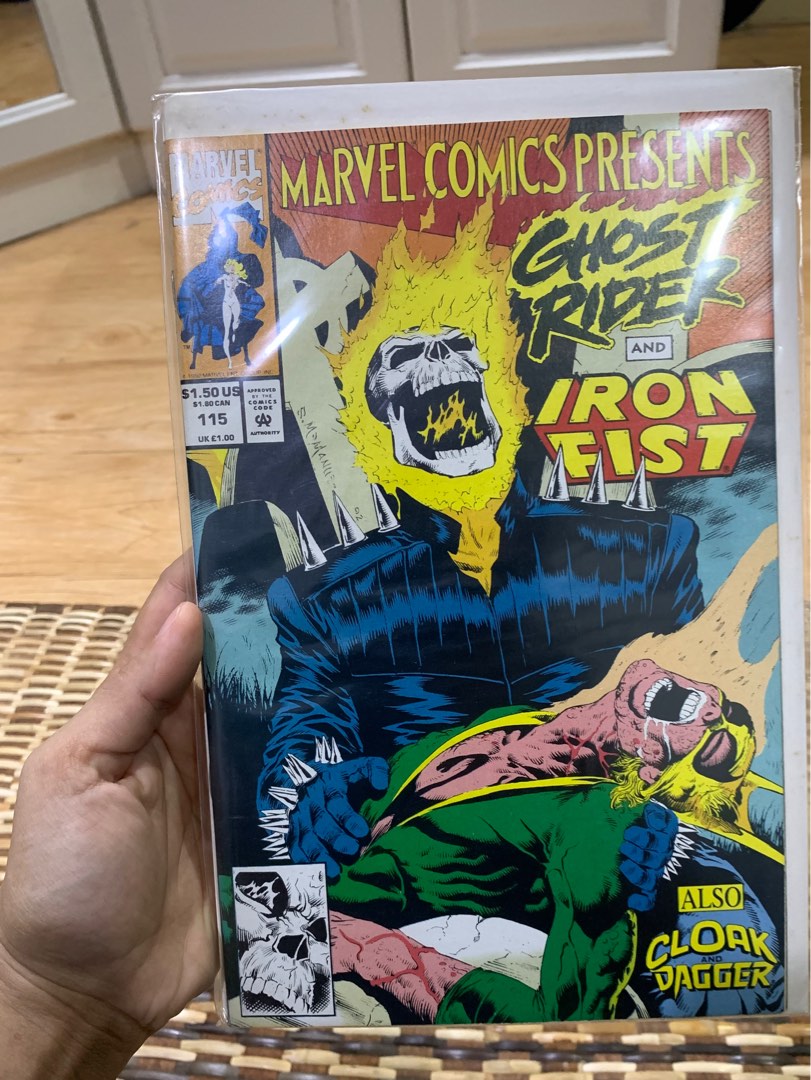 Marvel Comics Presents Ghost Rider and Iron Fist Also Cloak Dagger ...