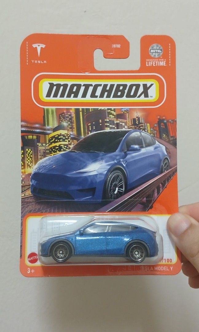 Matchbox: Tesla Model Y, Hobbies & Toys, Toys & Games on Carousell