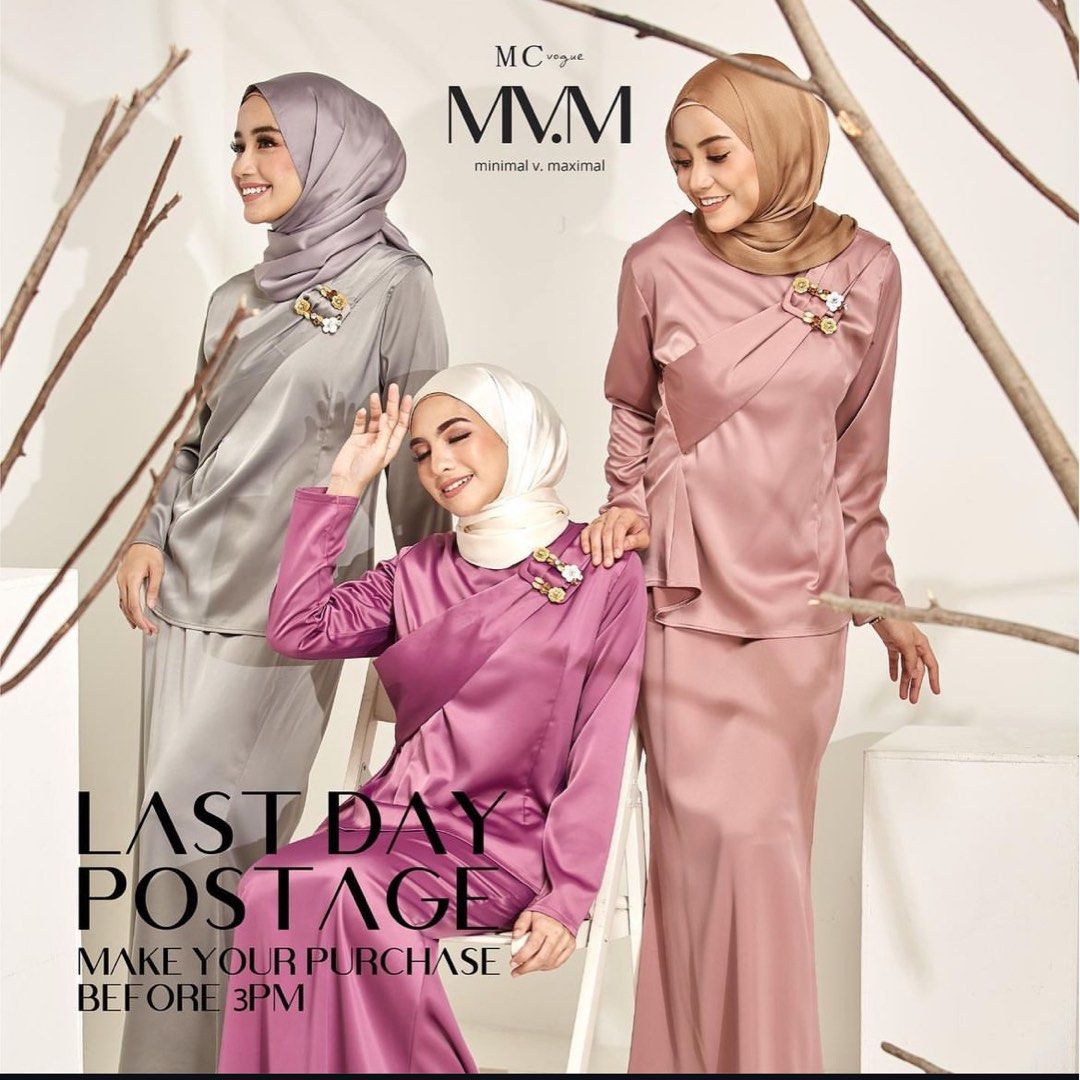 MC VOGUE BAJU KURUNG, Women's Fashion, Muslimah Fashion, Baju Kurung ...