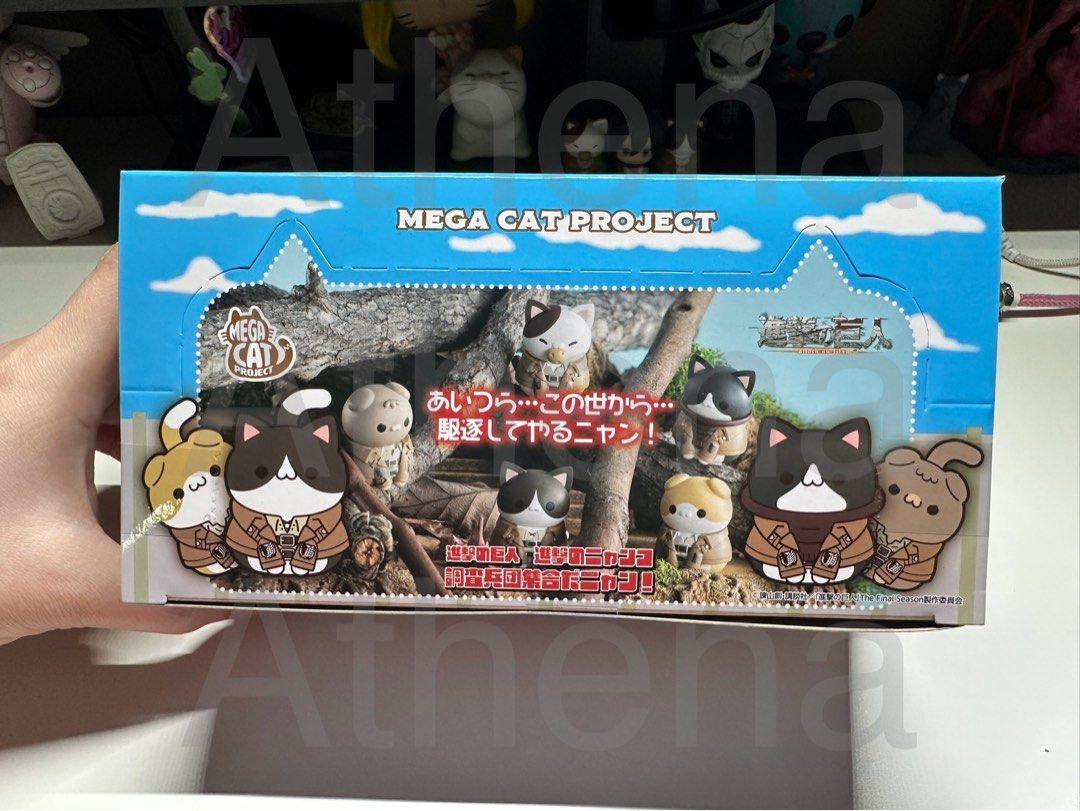 Mega Cat Project - Attack on Titan Complete set (8pcs), Hobbies & Toys, Toys & Games on Carousell