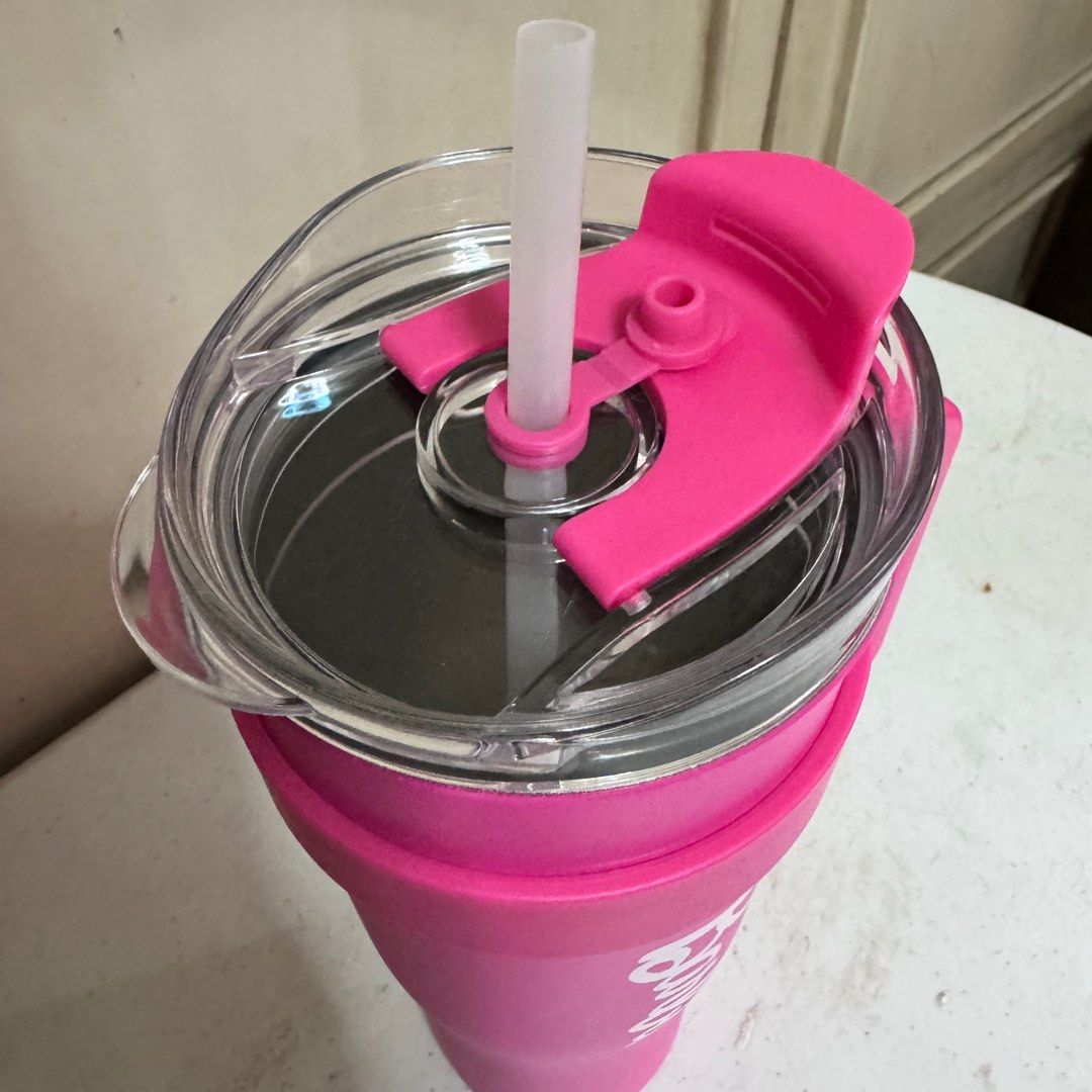 Miniso Barbie Stanley Cup Style Tumbler, Furniture & Home Living ...