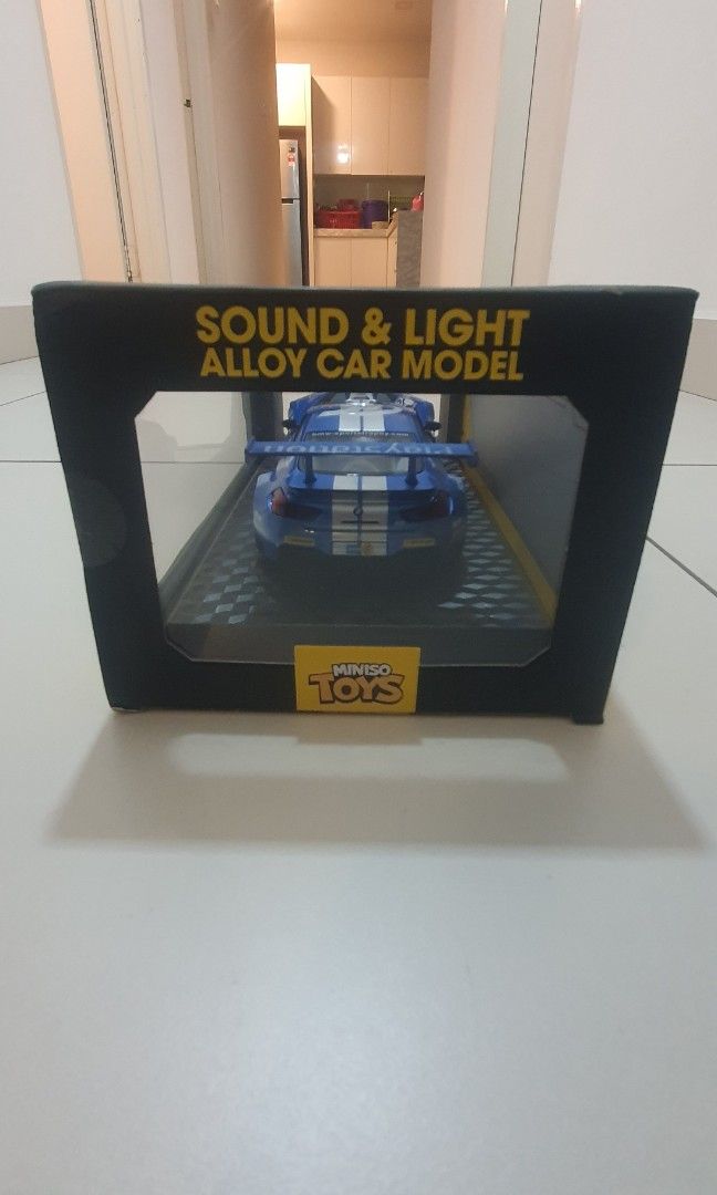 MINISO BMW GT3 scale model car, Hobbies & Toys, Toys & Games on Carousell