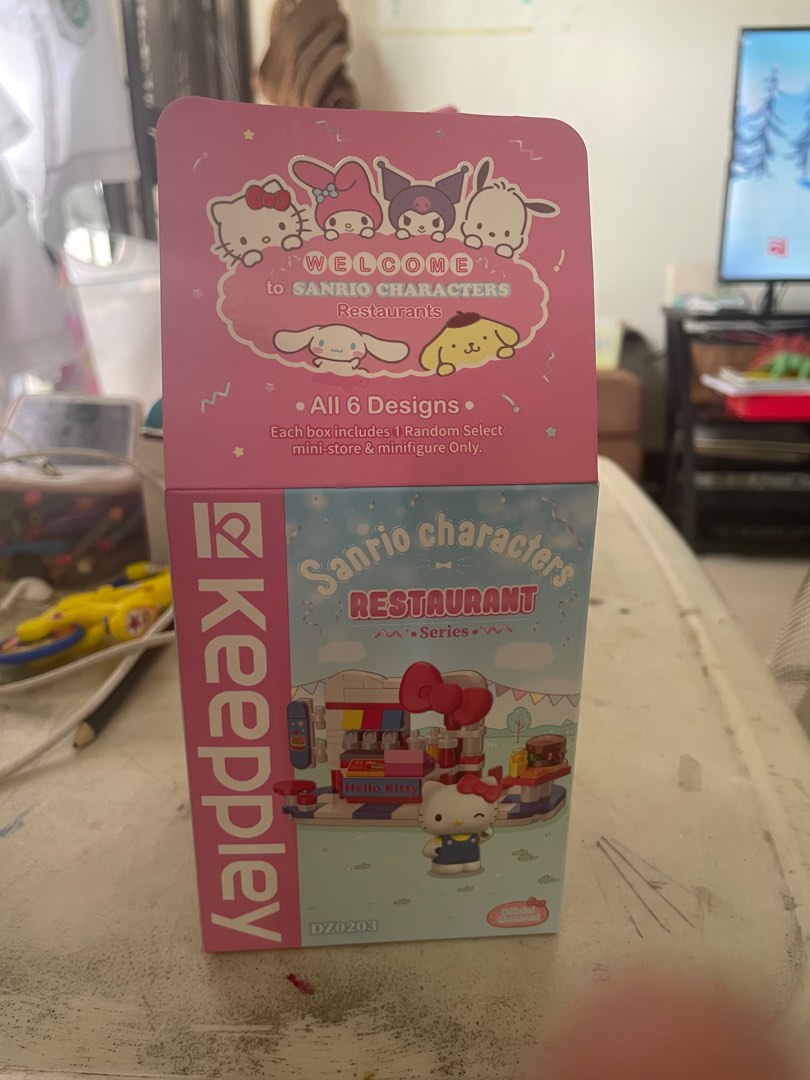 Miniso Keeppley Sanrio Restaurant Series - Hello Kitty Burger Shop ...