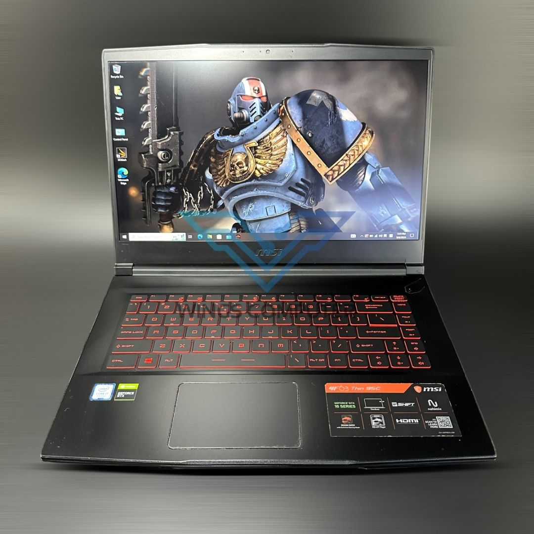 MSI GF63 ( GTX1650 / i7 9代 / 16GB RAM / 512GB SSD / 15.6吋 )【 3個月保養】# 電競 / 打機 / Gaming Laptop ...
