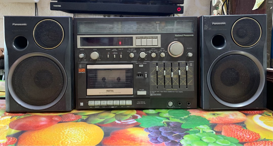 NATIONAL PANASONIC RX-C100 Vintage Mini Compo - semi faulty - JAPAN ...