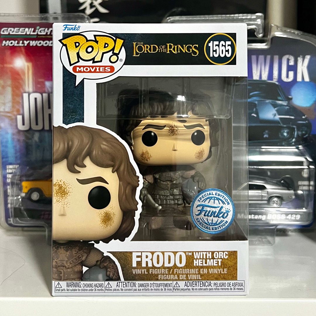 New Funko Pop Frodo with Orc Helmet Mint The Lord of the Rings, Hobbies ...