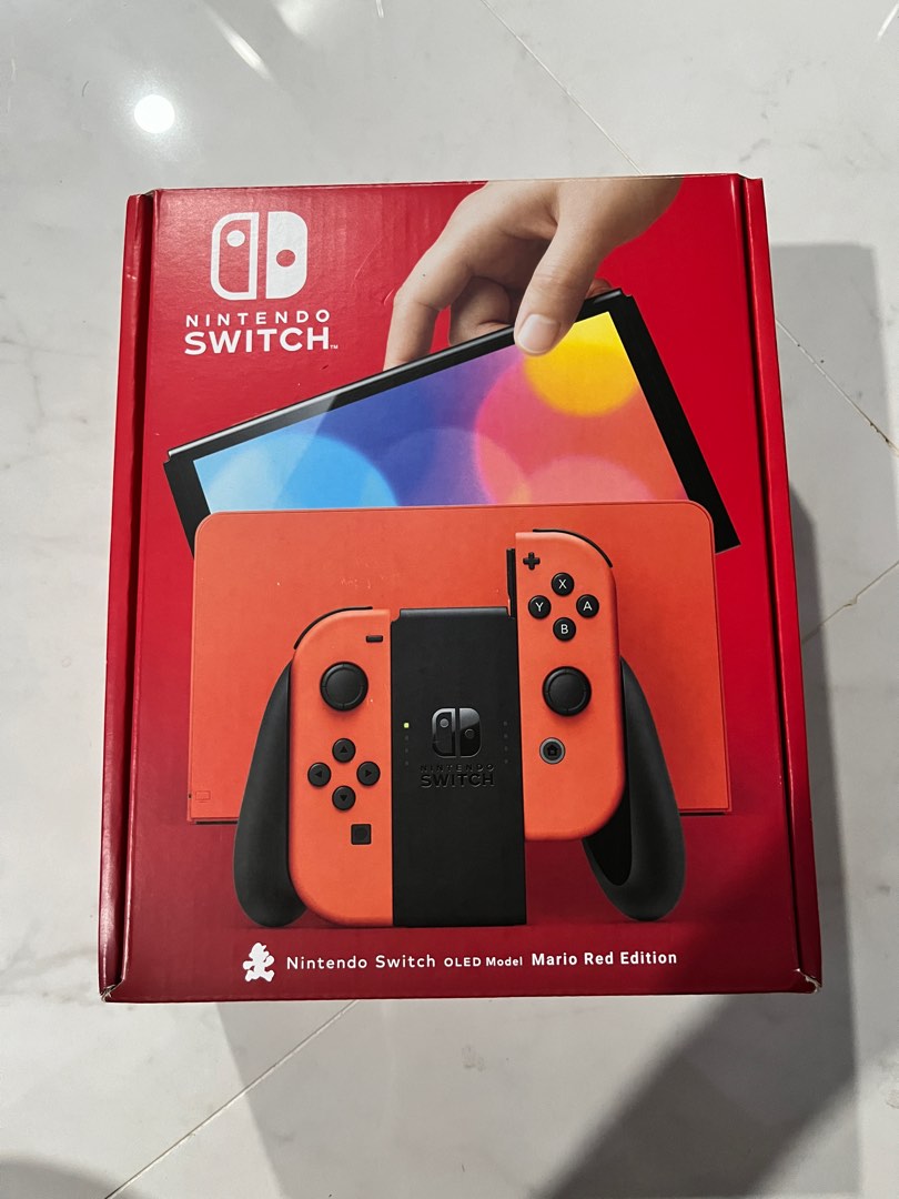 NITENDO SWITCH V2 MARIO EDITION, Video Gaming, Video Game Consoles ...