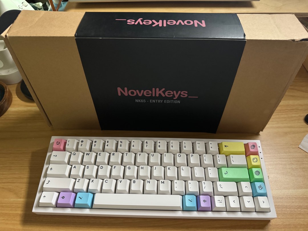 NK65 Milkshake Edition Mechanical Keyboard, Computers & Tech, Parts ...