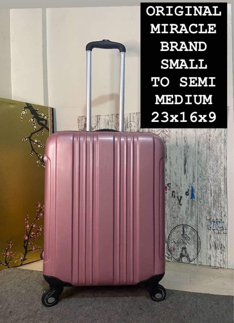 ORIGINAL MIRACLE BRAND SMALL TO SEMI MEDIUM SIZE LUGGAGE, Hobbies ...
