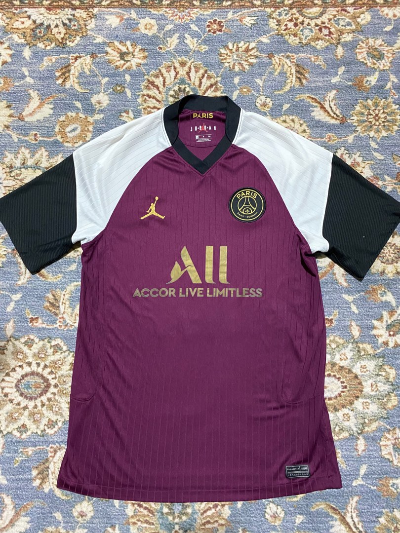Original Nike Air Jordan PSG 2020/21 Third Football Shirt Kit Jersey ...