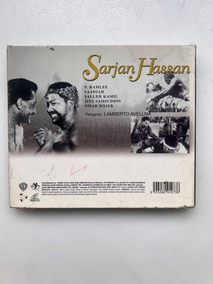 P Ramlee Sarjan Hassan VCD, Hobbies & Toys, Music & Media, CDs & DVDs ...