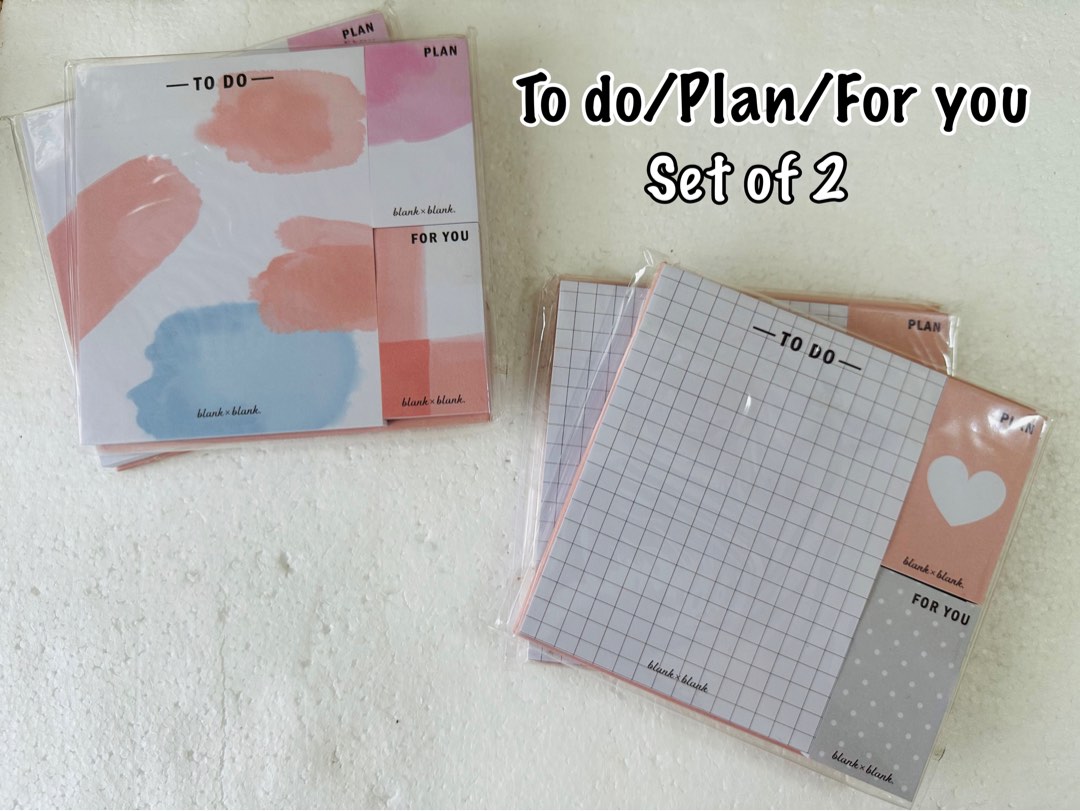 Paper sticky note set, Hobbies & Toys, Stationery & Craft, Stationery ...
