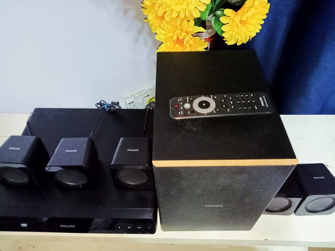 Philips 5.1 Home Theater 300W/ Powerful Sound, Audio, Soundbars ...